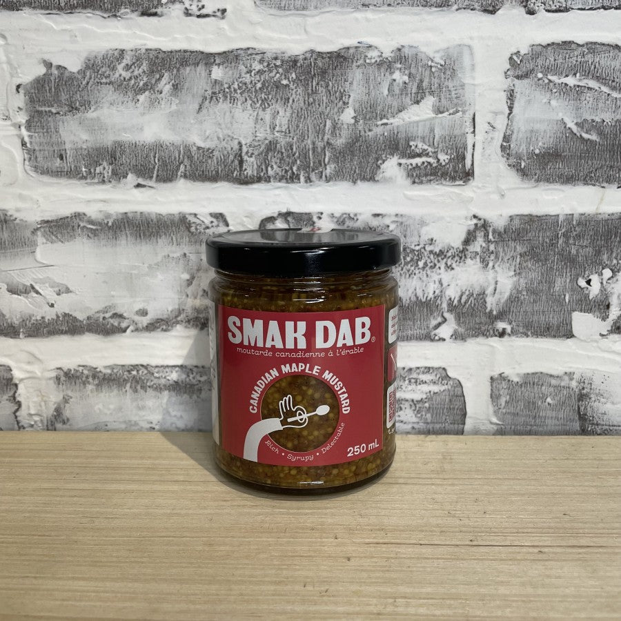 Canadian Maple Mustard - Smak Dab Gourmet Mustard - 250ml – Founders Market